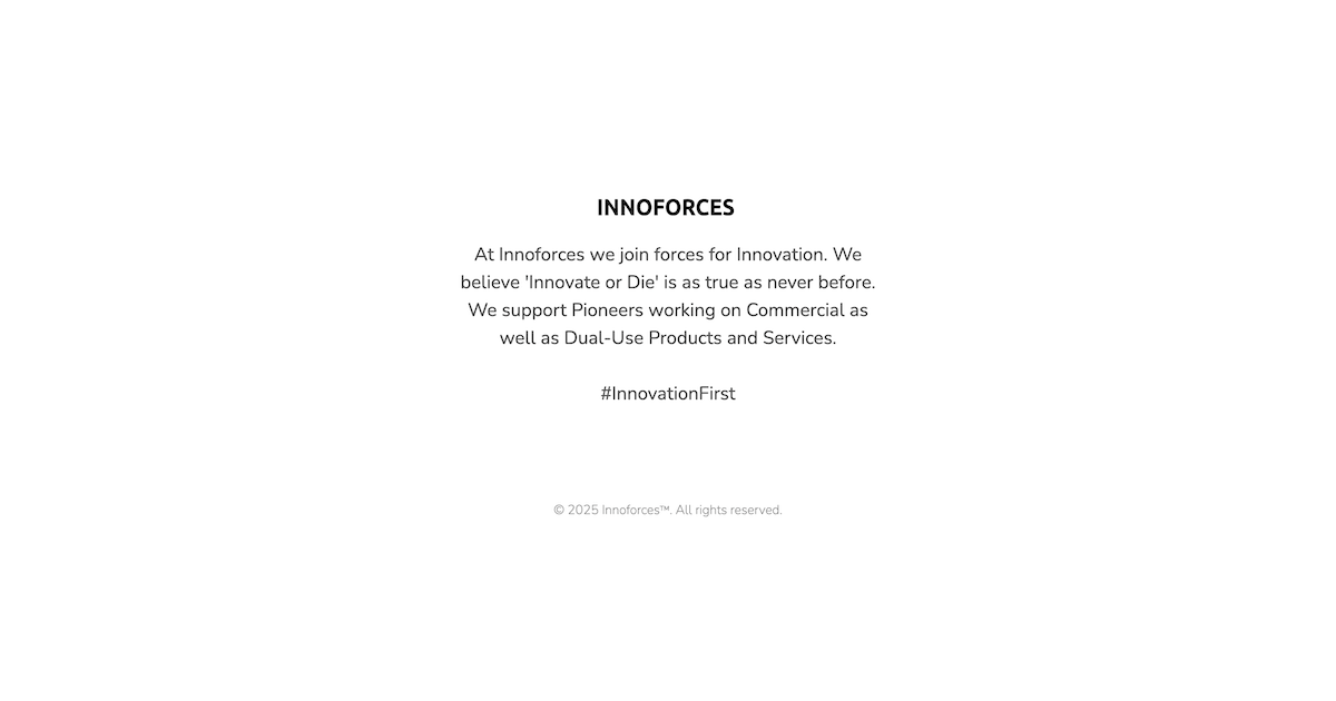 Innovation First | Innoforces